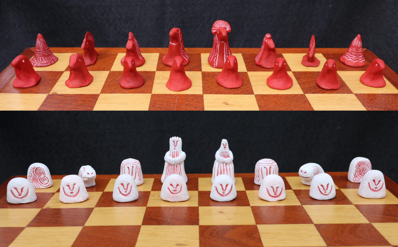 Neolithic Inspired Chess Pieces | Assorted Things That I Have Made